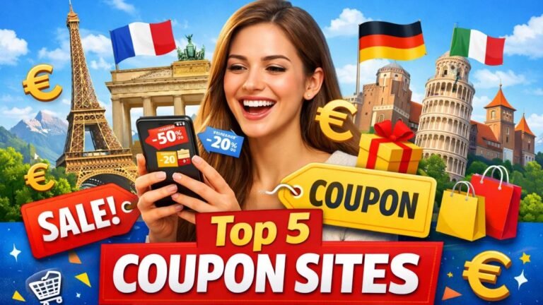 Top 5 Coupon Sites in France, Germany, Italy & Poland (2026)